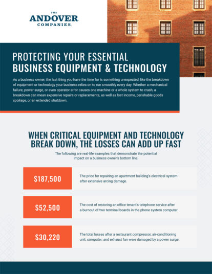 Downloadable Insurance Information Sheets - The Andover Companies