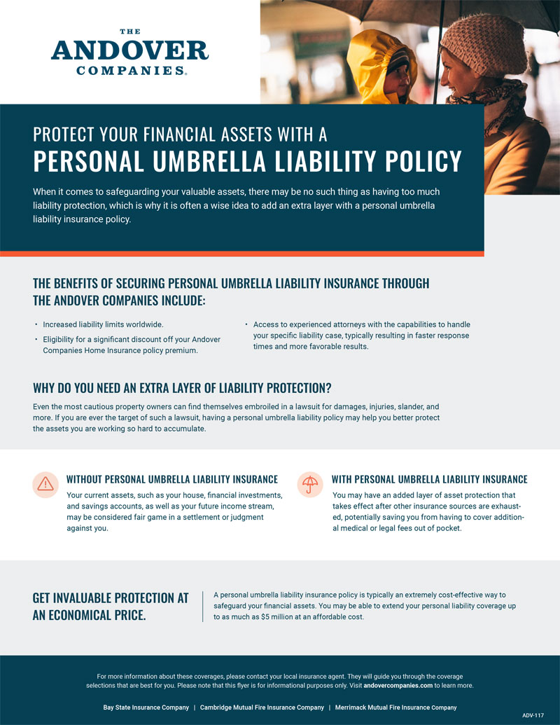 Downloadable Insurance Information Sheets - The Andover Companies