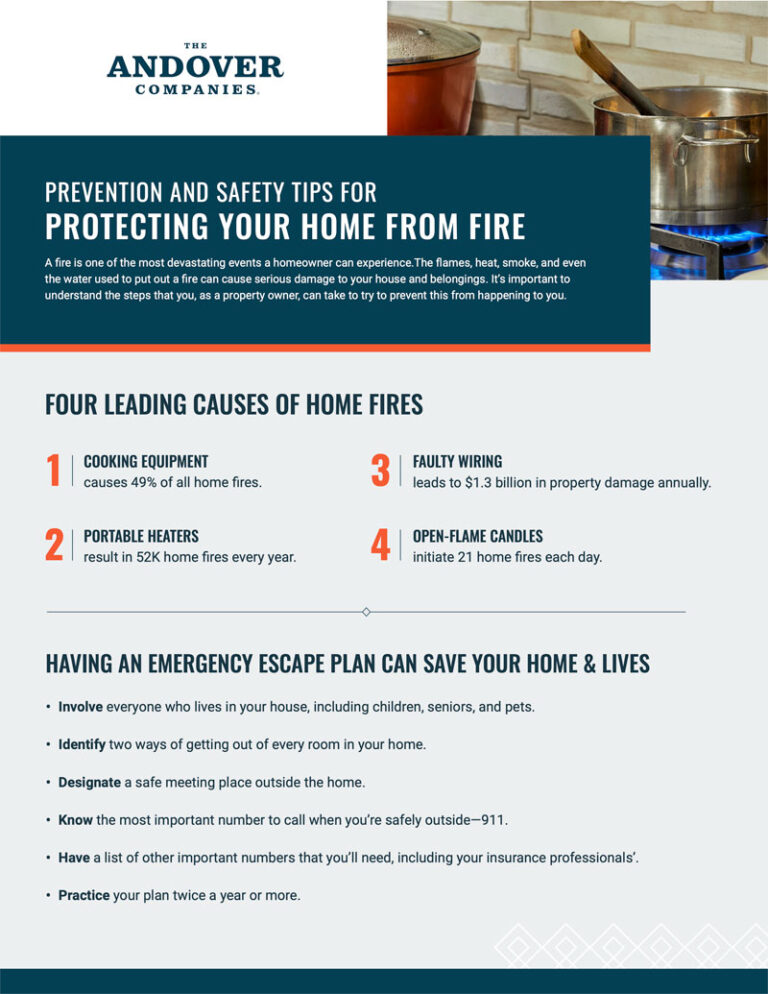 Downloadable Insurance Information Sheets - The Andover Companies