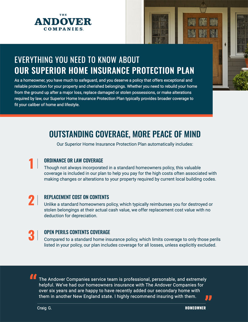 Downloadable Insurance Information Sheets - The Andover Companies